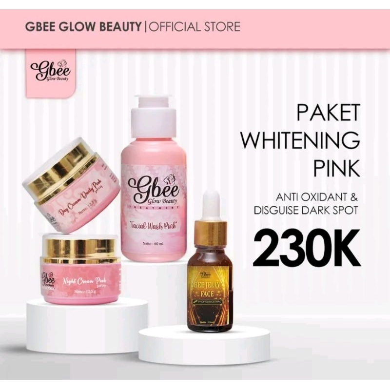 Jual PAKET WHITENING FREE NIGHT CREAM GBEE GLOWBEAUTY ORIGINAL BPOM ...