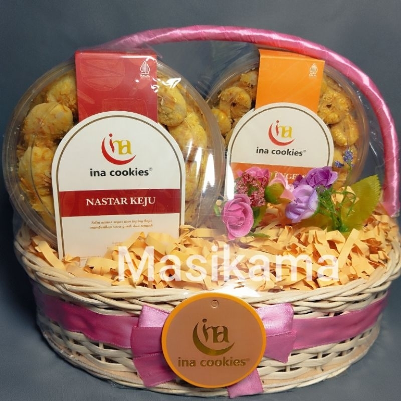 Jual PARCEL INA COOKIES 2025 ISI 2 TOPLES REGULER | Shopee Indonesia