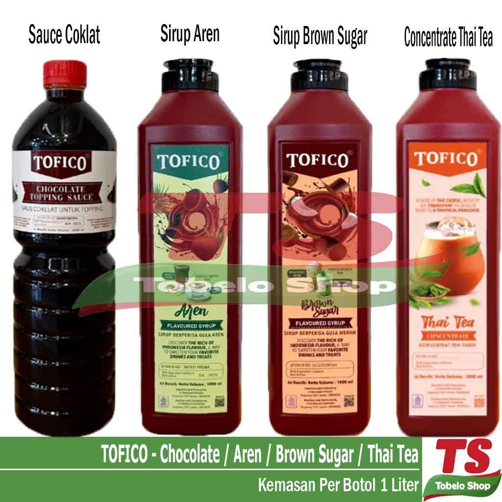 Jual TOFICO SIRUP AREN / TOFICO SIRUP COKLAT / TOFICO CHOCOLATE TOPPING ...