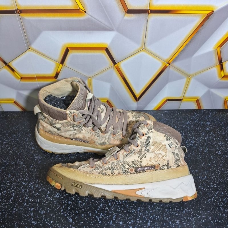 Jual sepatu outdoor gunung vibram merrel size 38 insole 25 cm camo ...