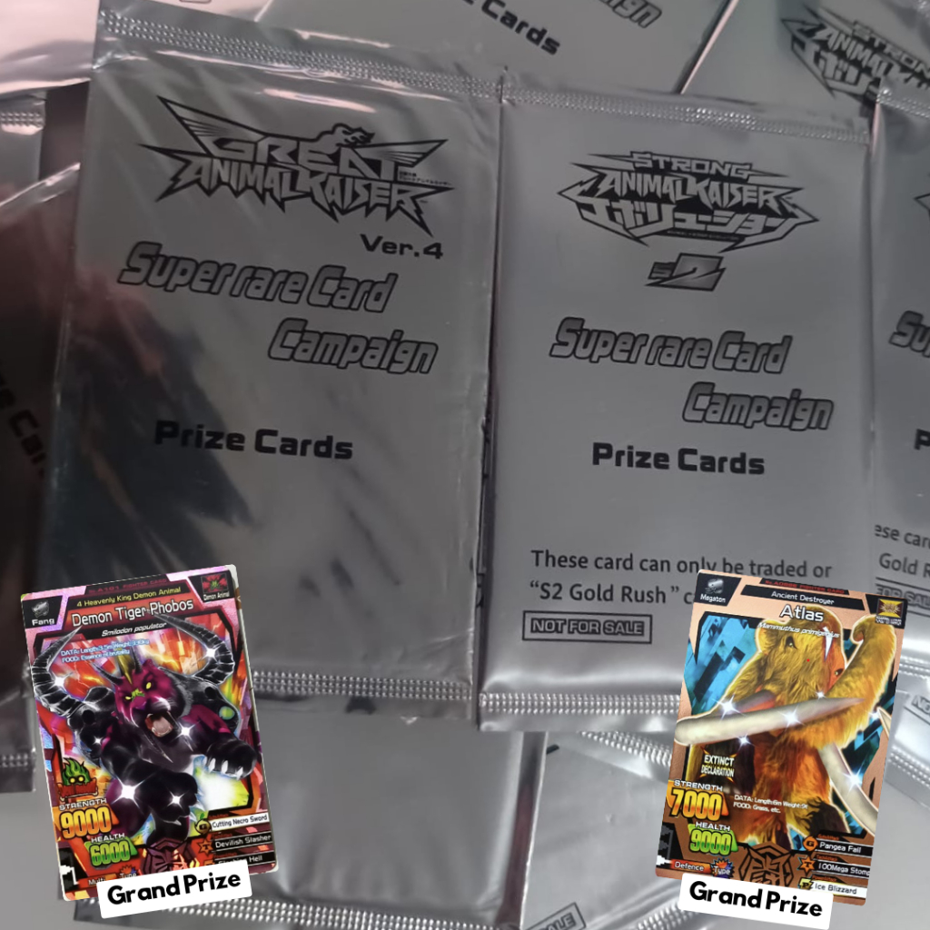 Jual Kartu Great / Strong Animal Kaiser Super Rare Prize Card Ver. 4/S2 ORIGINAL | Shopee Indonesia