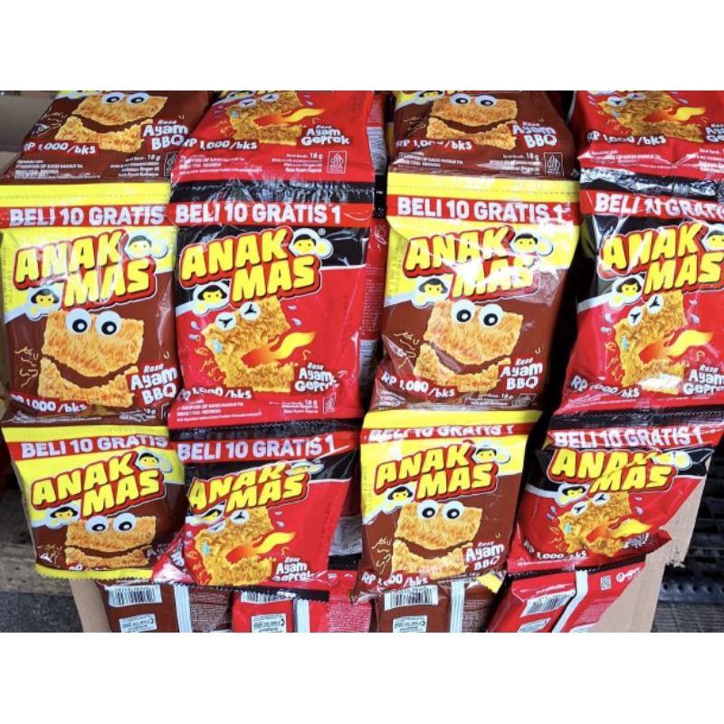 Jual MIE ANAK MAS KREMEZ ISI 10 + BUBBLEWRAP | Shopee Indonesia