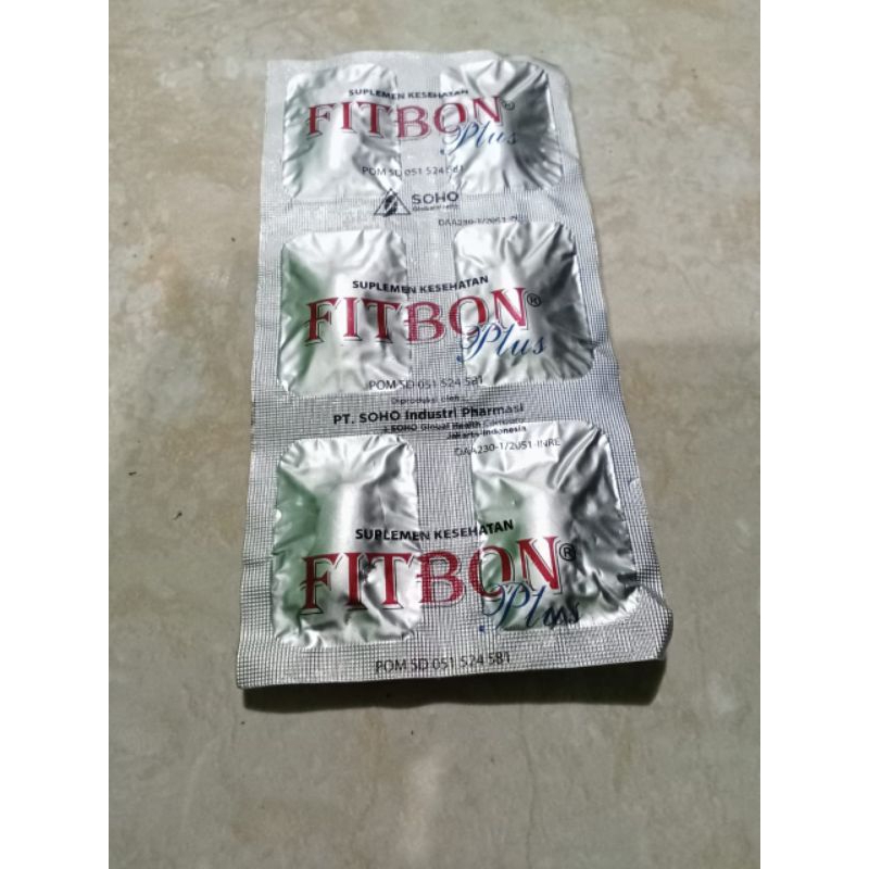 Jual fitbon plus strip 6 tablet | Shopee Indonesia