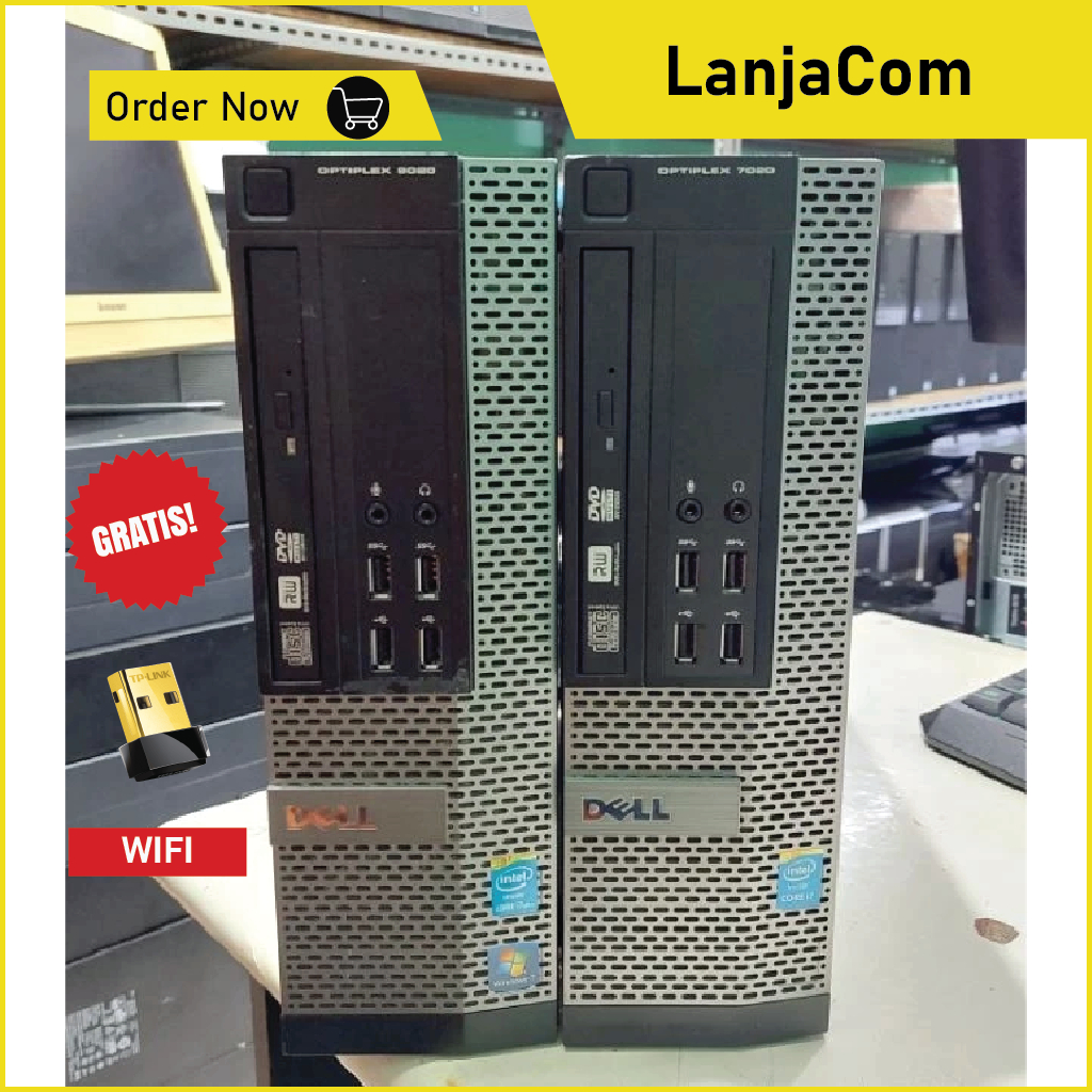 Jual Pc dell otiplex Gen4 Intel Core i7 4770 Ram 16Gb Ssd 512GB Win 10 ...