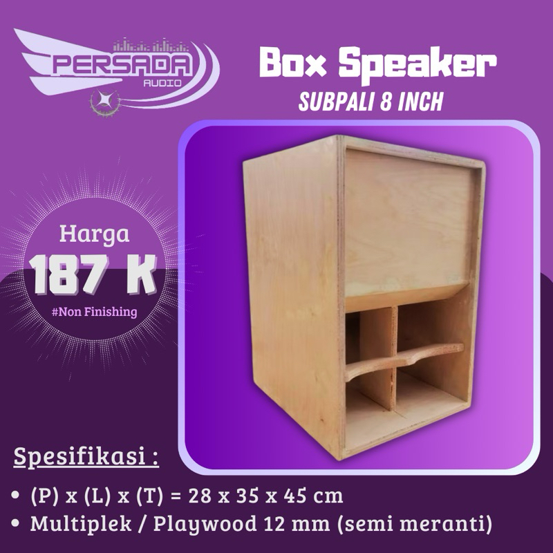 Jual Box speaker supali 8 inch | Shopee Indonesia