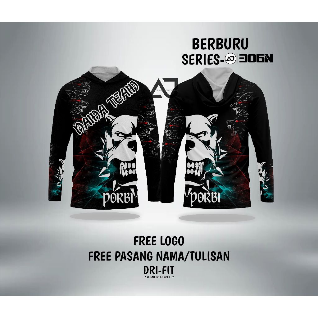 Jual Jersey Berburu Baju Porbi Hoodie Printing Custom Bisa Tambah Nama ...