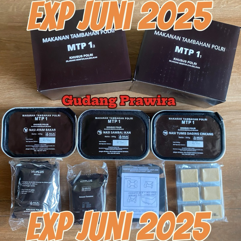 Jual Ransum MTP Polri Original Jatah POLISI T2SP T2RP Ransum tni ...