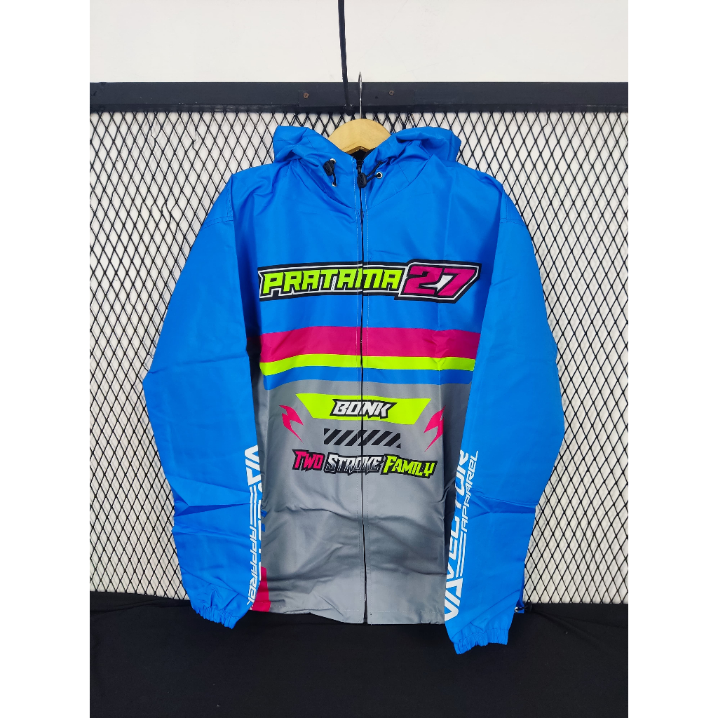 Jual JAKET RACING PARASUT CUSTOM DESAIN SUKASUKA | Shopee Indonesia