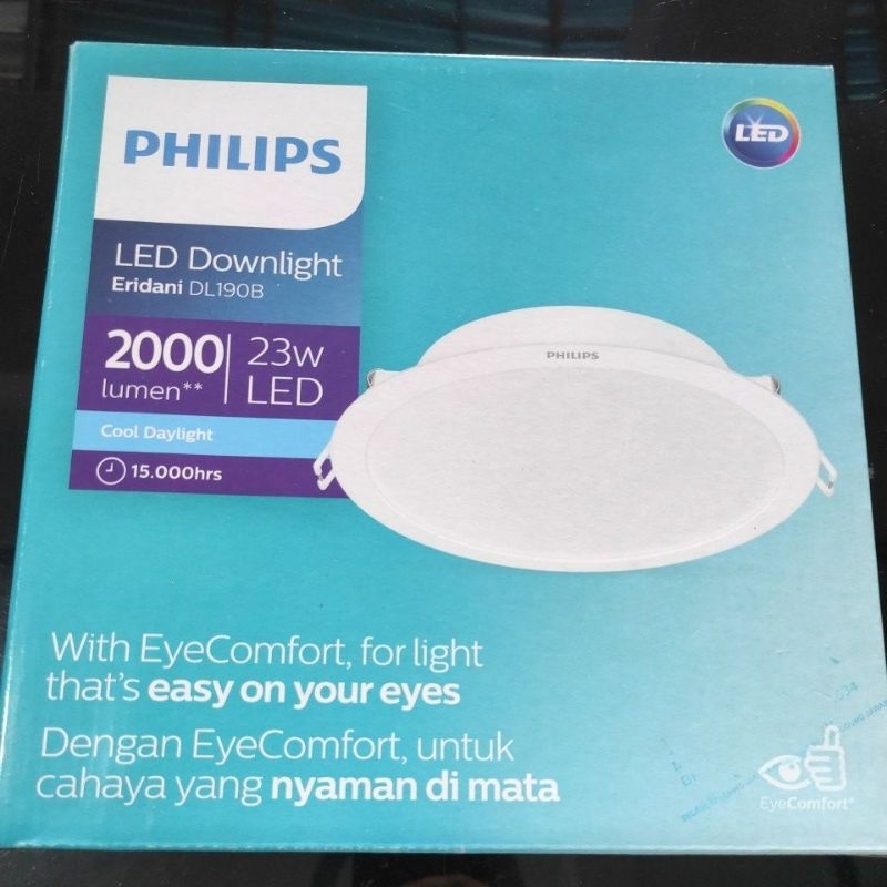 Jual Philips LED Downlight Eridani 23W cahaya putih | Shopee Indonesia