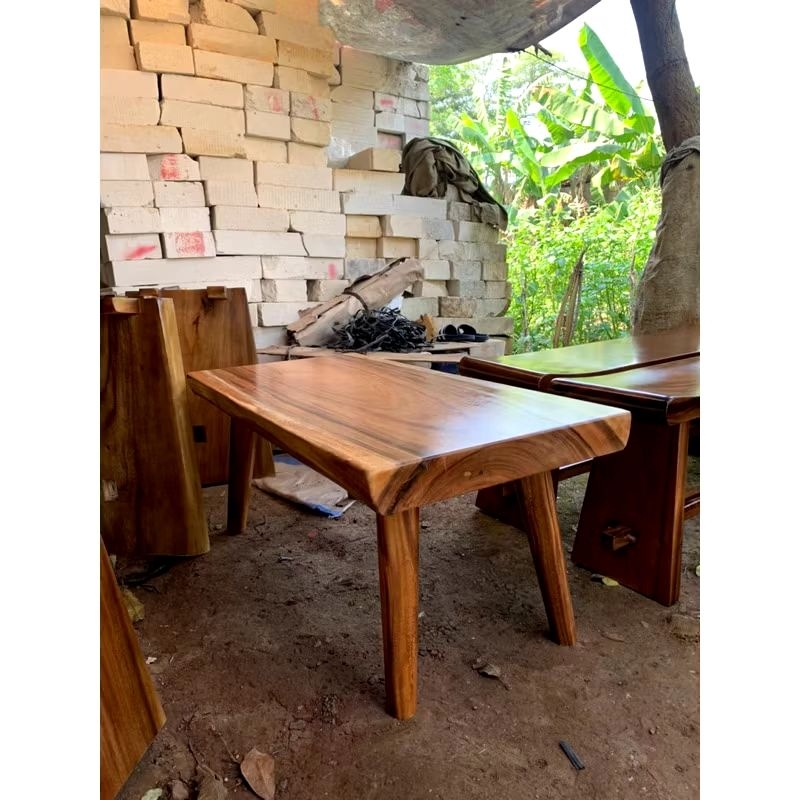 Jual meja kopi coffe table meja kopi kayu trembesi meja kopi minimalis ...