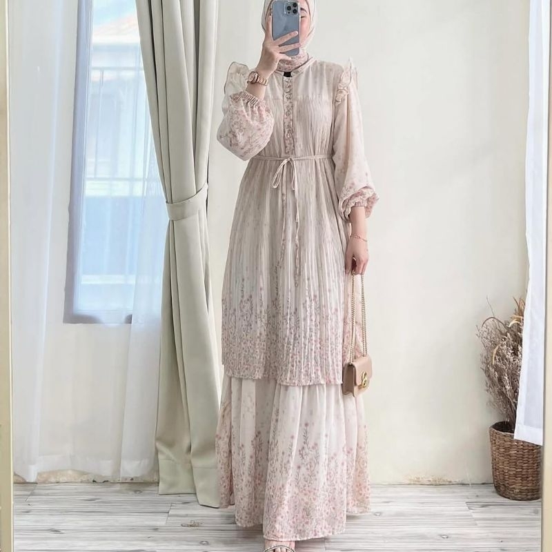 Jual VELISA DRESS PLISKET PREMIUM / GAMIS BUSUI /GAMISRAYA /RAYADRESS ...