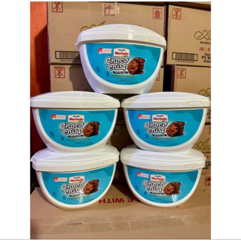 Jual Marindo Choco Crisp Bucket Oval 270gr ( 1 dus isi 6 bucket ...