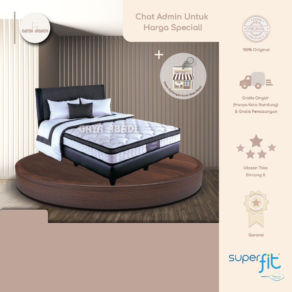 Jual Superfit Neo Silver / Springbed Superfit Neo Silver - Superfit ...