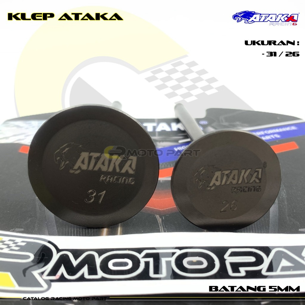 Jual ATAKA RACING Valve Klep Batang 5mm 29/24 30/25 31/26 Vario 125 150 ...