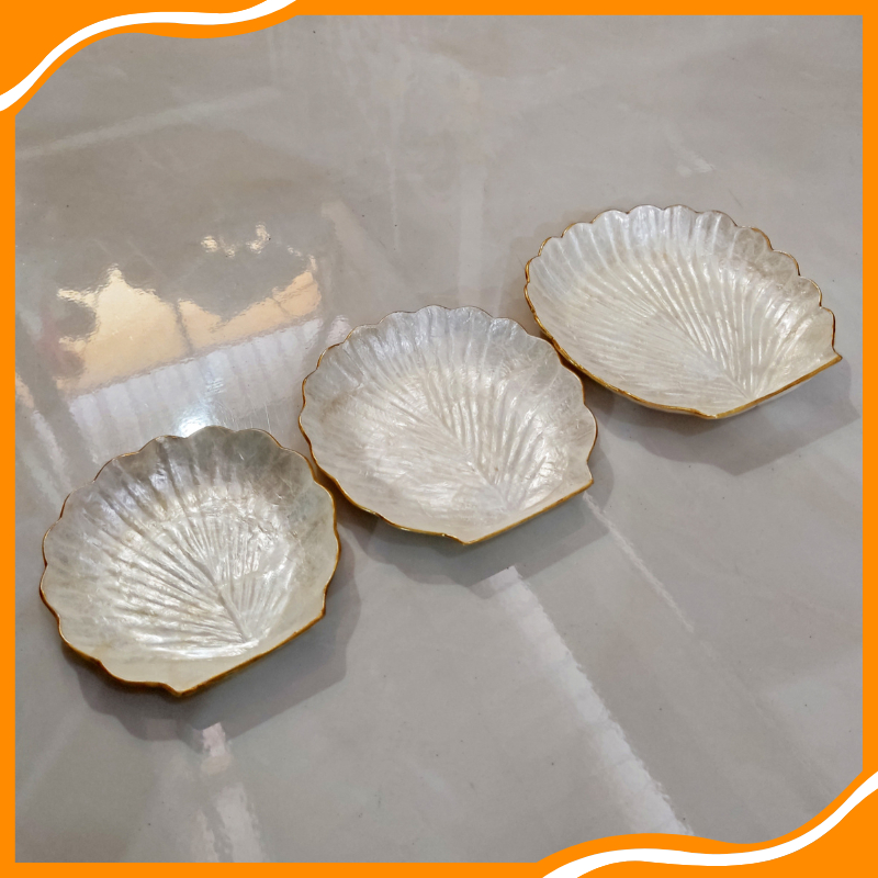 Jual Piring Kerang Piring Wadah Saji Unik Shell Plate Piring Kerang ...