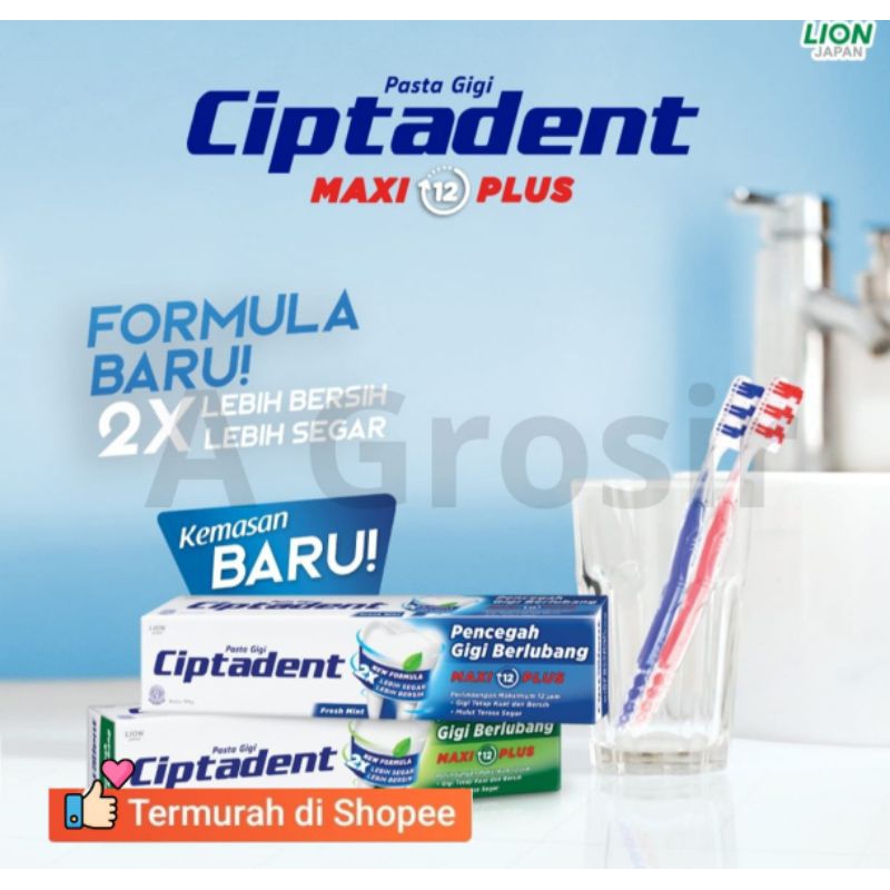 Jual Ciptadent pasta gigi fresh mouth pencegahan gigi berlubang 225g | Shopee Indonesia