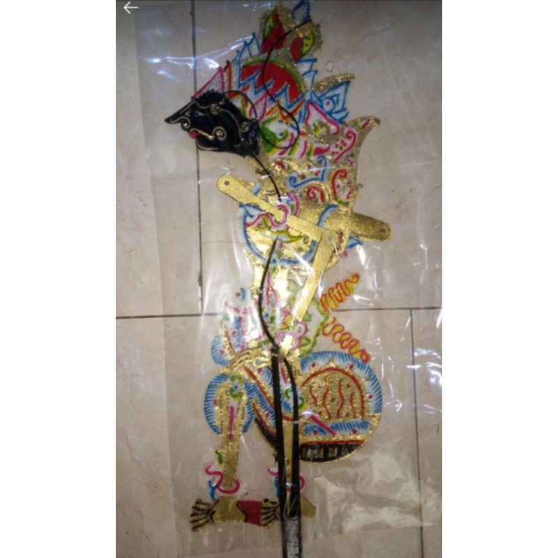Jual WAYANG KULIT PRABU BATARA KRESNA/KRESNA KUNING (73 cm) | Shopee ...