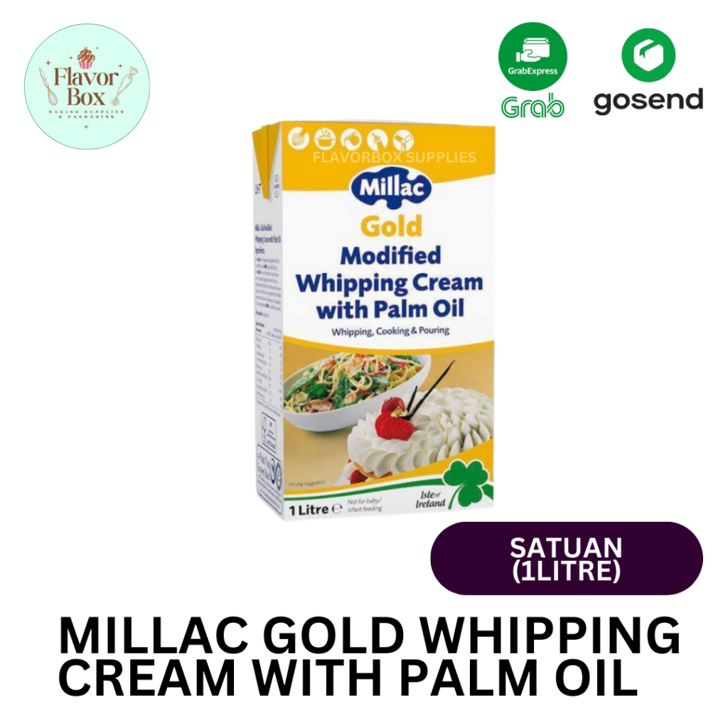 Jual Milac Gold whipping cream cooking cream pouring kirim instant only ...