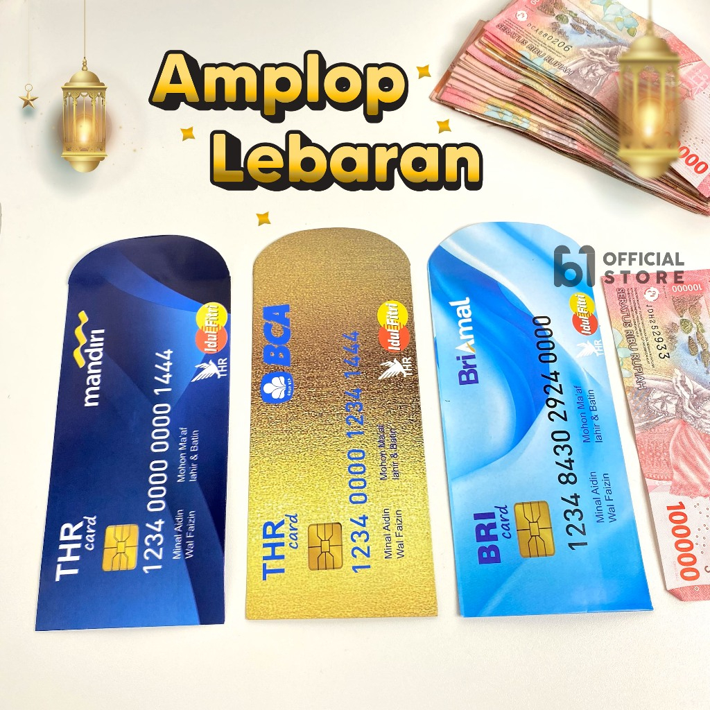 Jual AMPLOP RAMADHAN MOTIF ATM ISI 100 LEMBAR AMPLOP THR IDUL FITRI ...