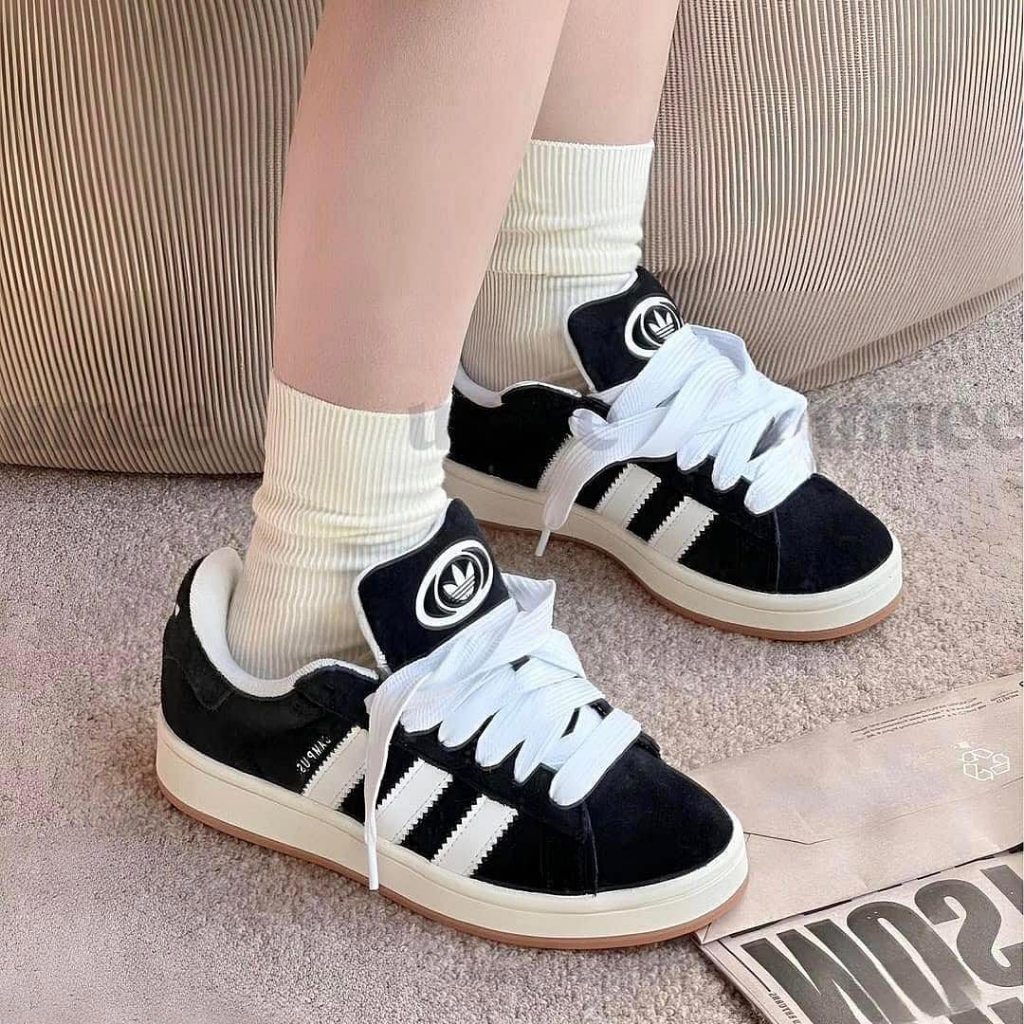 Jual SEPATU ADIDAS CAMPUS 00S BLACK WHITE ORIGINAL FREE PAPER BAG DAN ...