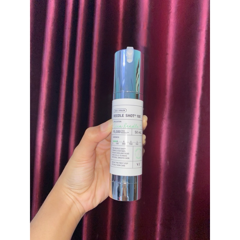 Jual Preloved VT Cosmetics Cica Reedle Shot Ampoule 100 50ml | Shopee ...