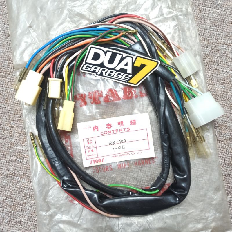 Jual Kabel body bodi wire harness Yamaha RX100 RX 100 lawas NOS ...