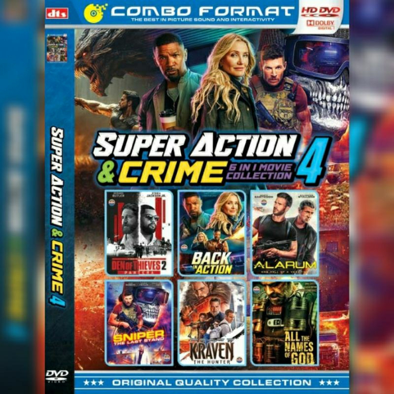 Jual kaset film 6IN1 SUPER ACTION & CRIME 4 (2025) - Terbaru - HD | Shopee Indonesia
