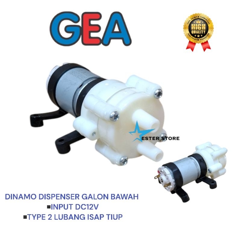 Jual Dinamo Pompa air dispenser galon Bawah pompa air dispenser GEA dc ...