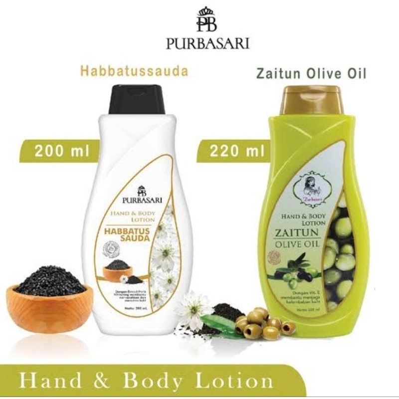Jual OliveShop ️ Purbasari Hand and Body Lotion Zaitun 220ml ...