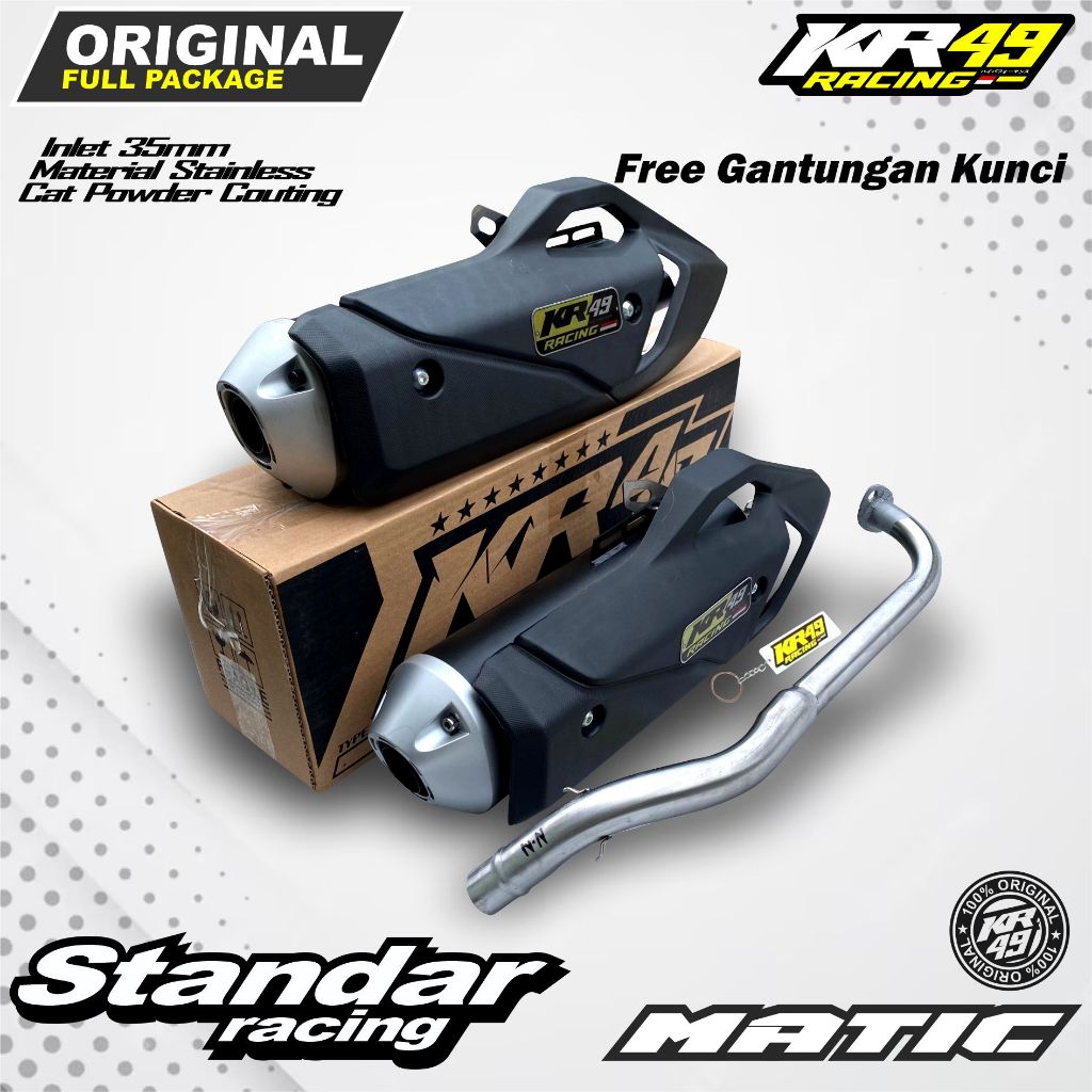 Jual Knalpot PCX 160 Standar Racing Dari KR49 Pnp Vari 125 / 150 / 160 ...
