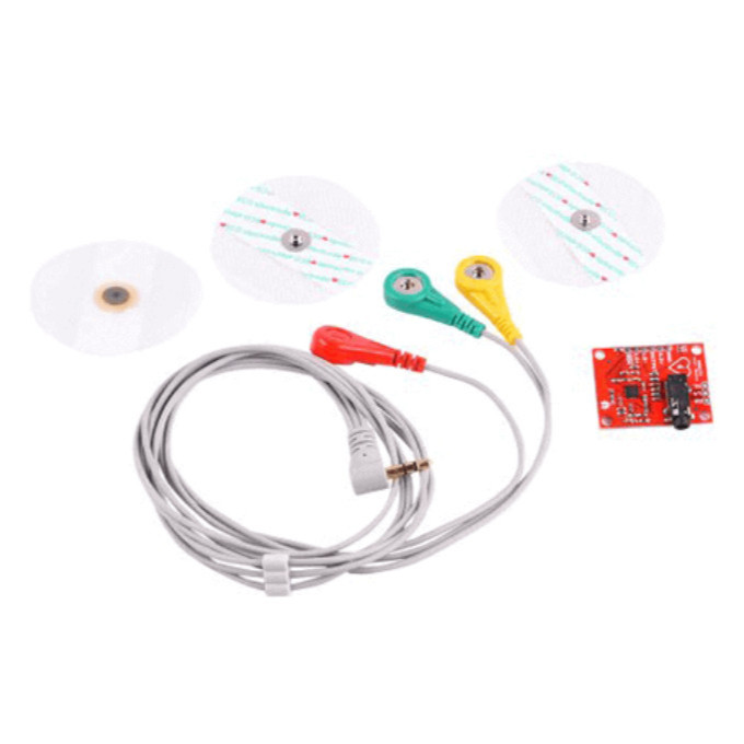 Jual ECG Development Kit AD8232 Heart Rate Monitor heart sensor ...