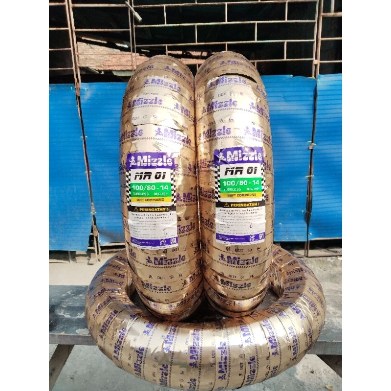 Jual MIZZLE MR-01 100/80 - 14 (Tubless) | Shopee Indonesia