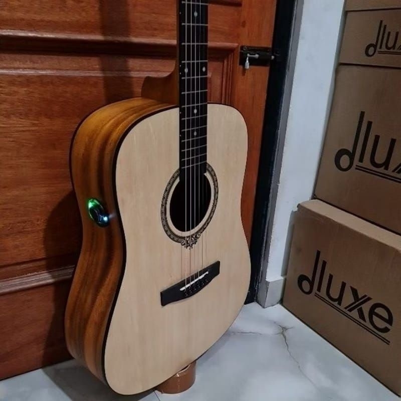 Jual Gitar Transkustik Dluxe D-110 Original Pabrikan Gitar TA dluxe ...
