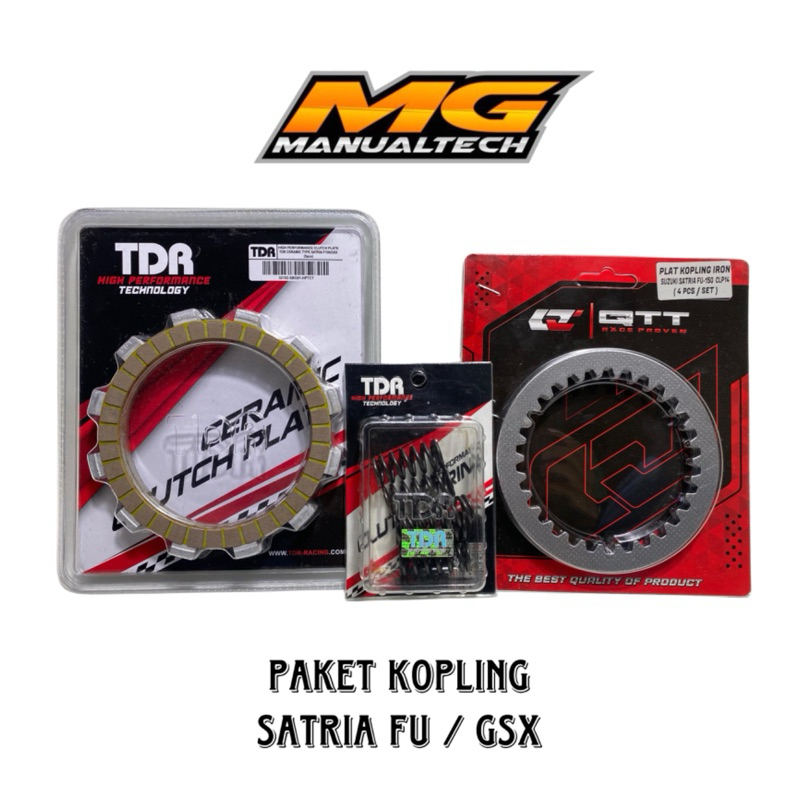 Jual Paket Kampas Kopling Per Kopling Plat Kopling TDR Racing Satria Fu 150 Gsx 150 | Shopee ...