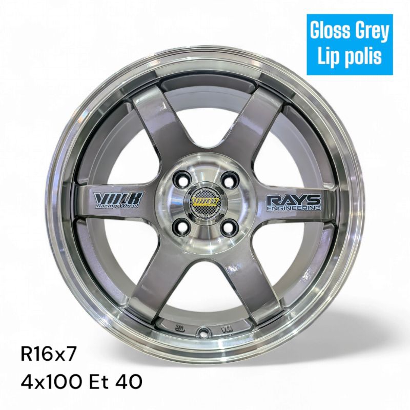 Jual Velg Volk Rays Te37 R16 Pcd 4 x 100 Lebar 7 Et 40 | Shopee Indonesia