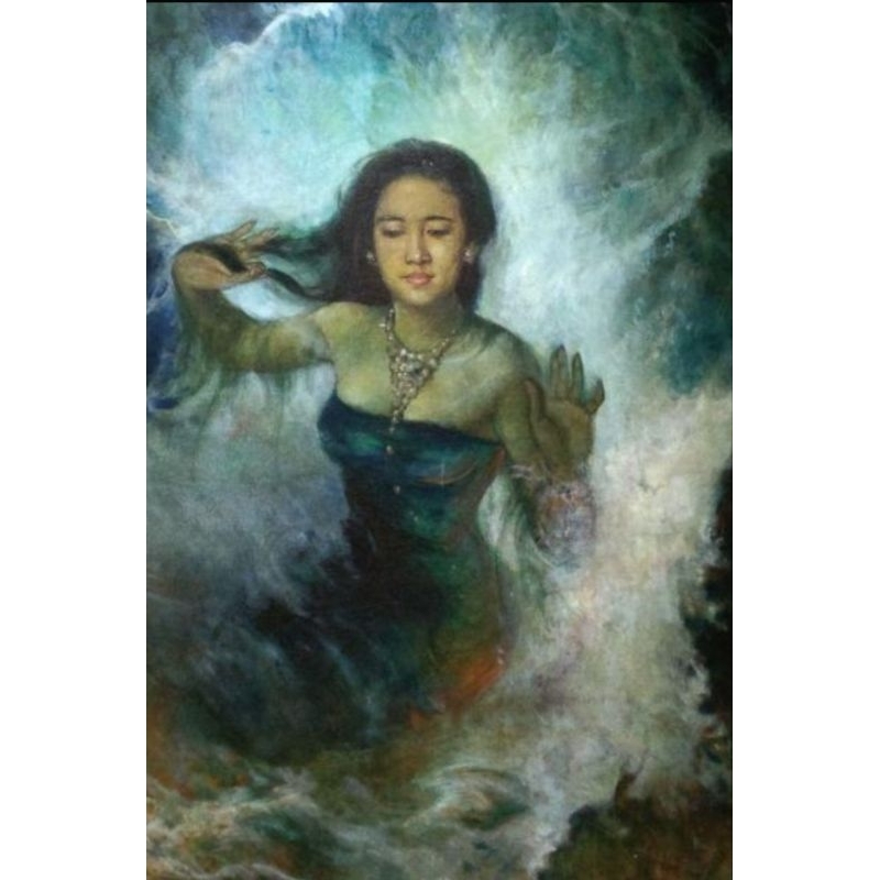 Jual LUKISAN KANVAS ASLI RORO KIDUL | Shopee Indonesia