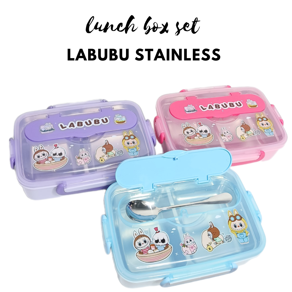 Jual Kotak Makan Stainless Labubu Lunch Box Stainless Labubu Tempat ...