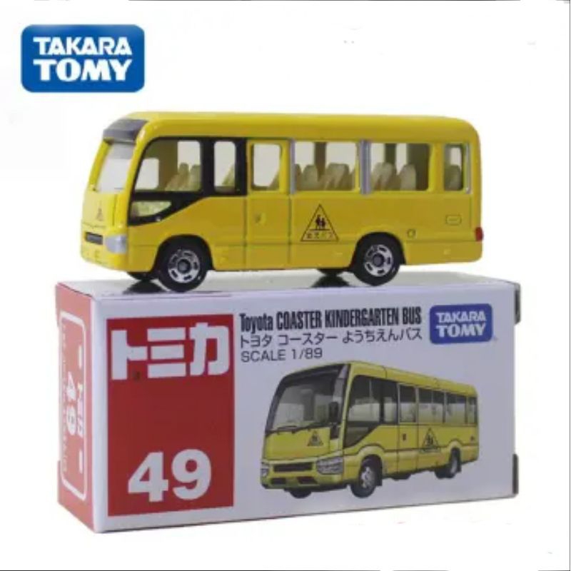 Jual TOMICA TOYOTA COASTER KINDERGARTEN BUS TAKARA TOMY #49 DIECAST BUS ...