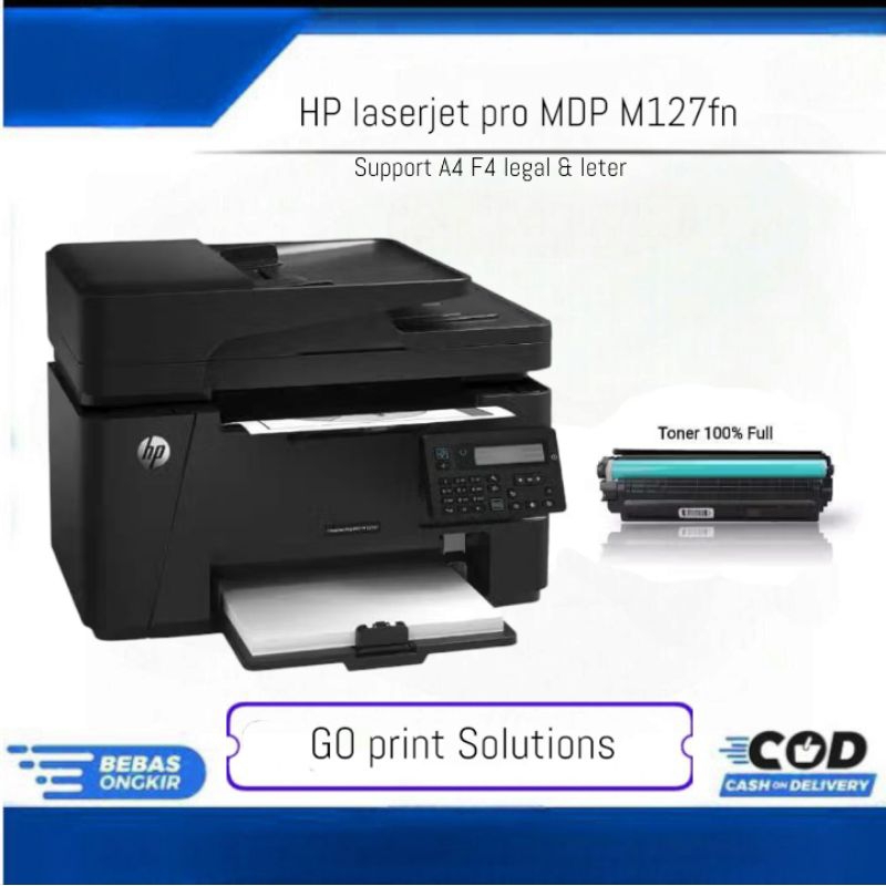 Jual printer foto copy hp laserjet pro MFP M127fn print scan copy multifungsi | Shopee Indonesia