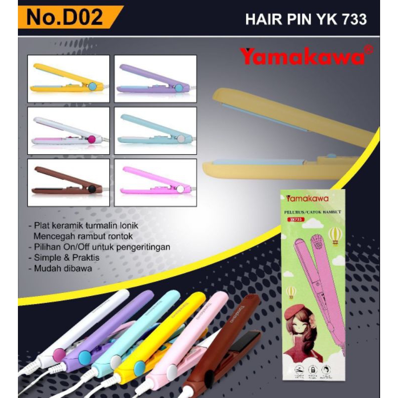 Jual [Catok TD/yamakawa/karakter] Catok Rambut 2in1 (Lurus dan Curly ...