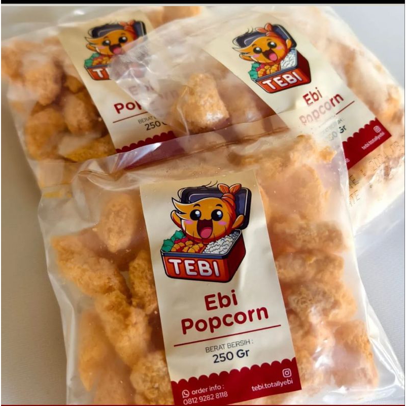 Jual Udang TEBI Ebi Popcorn (200 Gr) | Shopee Indonesia
