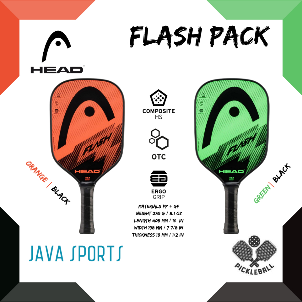 Jual Raket Pickleball Tenis Head Flash Package Official Resmi Original ...