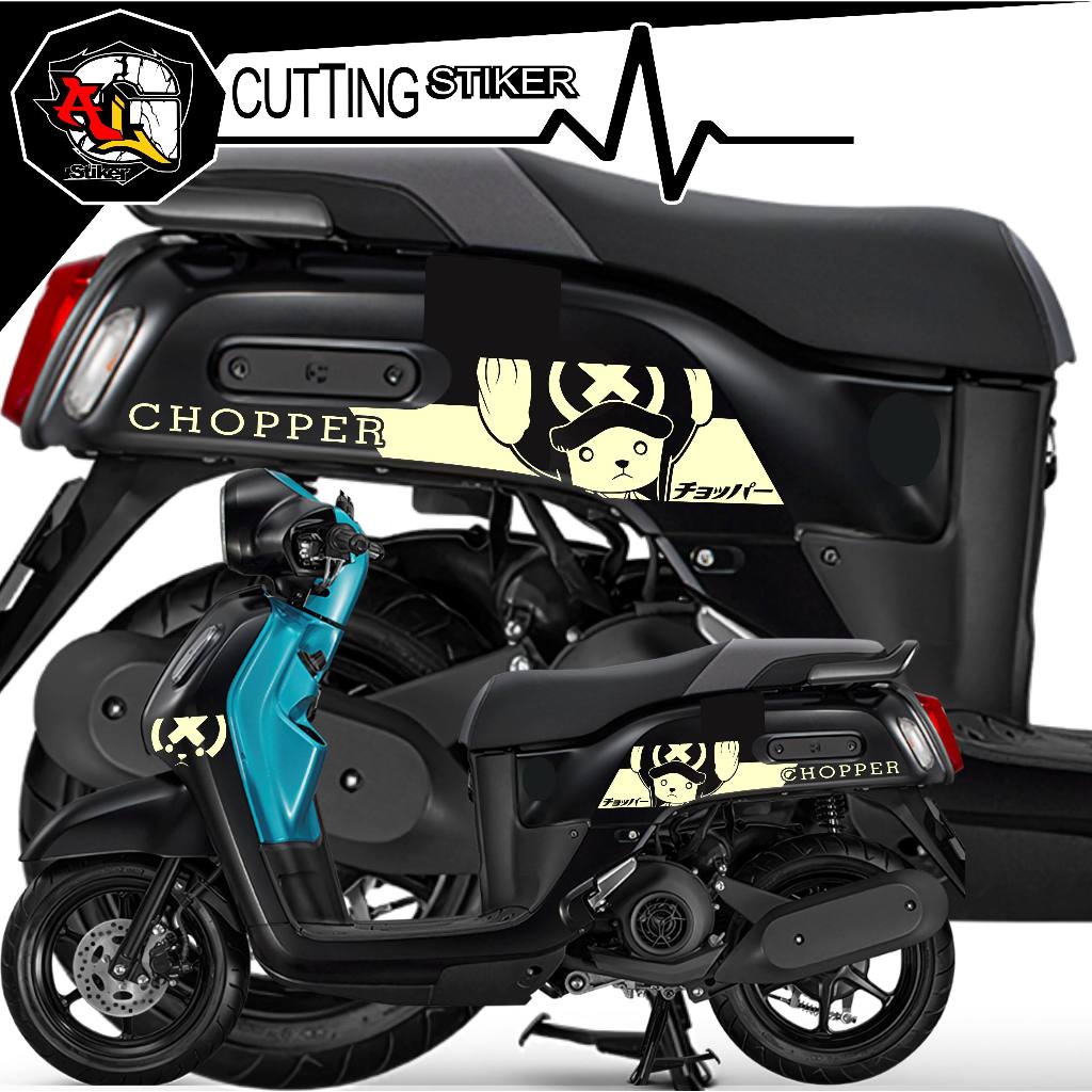 Jual STICKER CUTTING FAZZIO/STRIPING KARTUN CHOPPER/503A/STIKER KARTUN ...