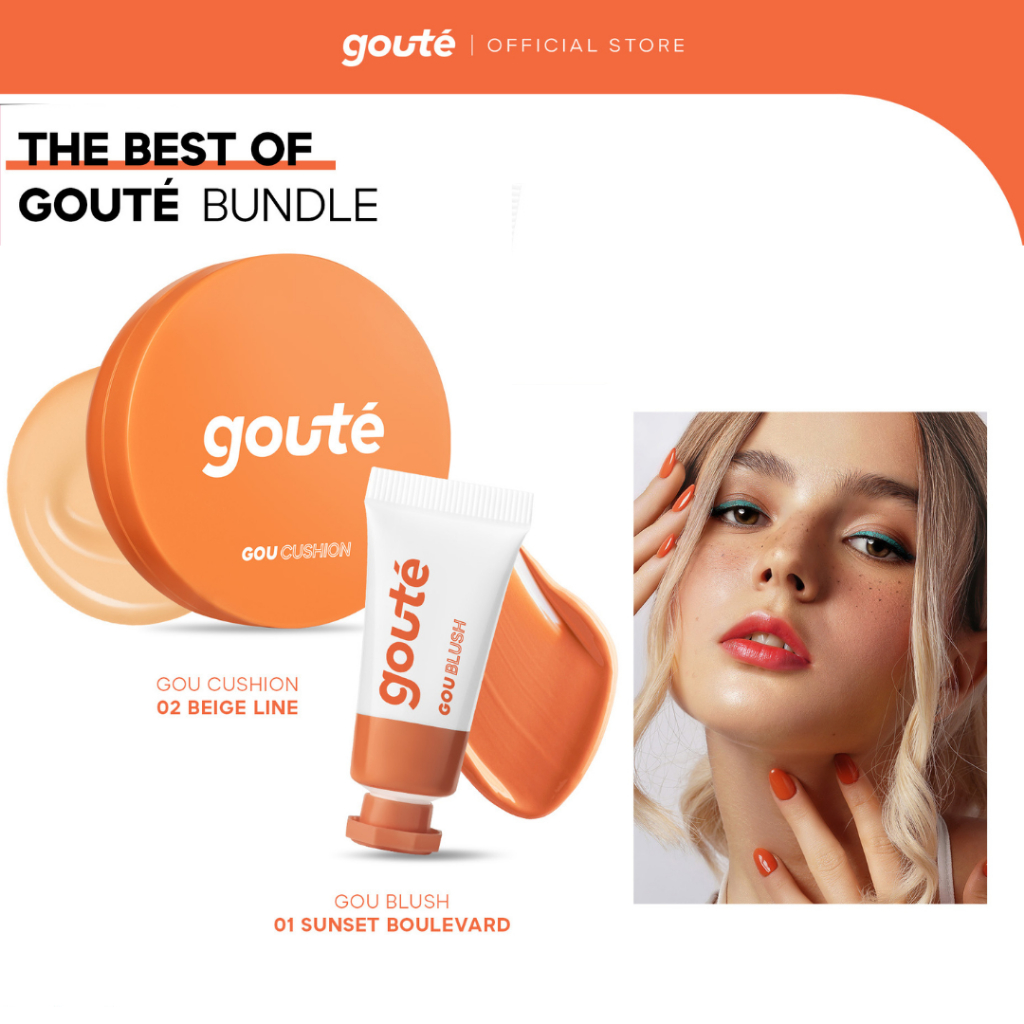Jual Best of goute bundle Goucushion and Goublush Dewy Finish Cushion ...