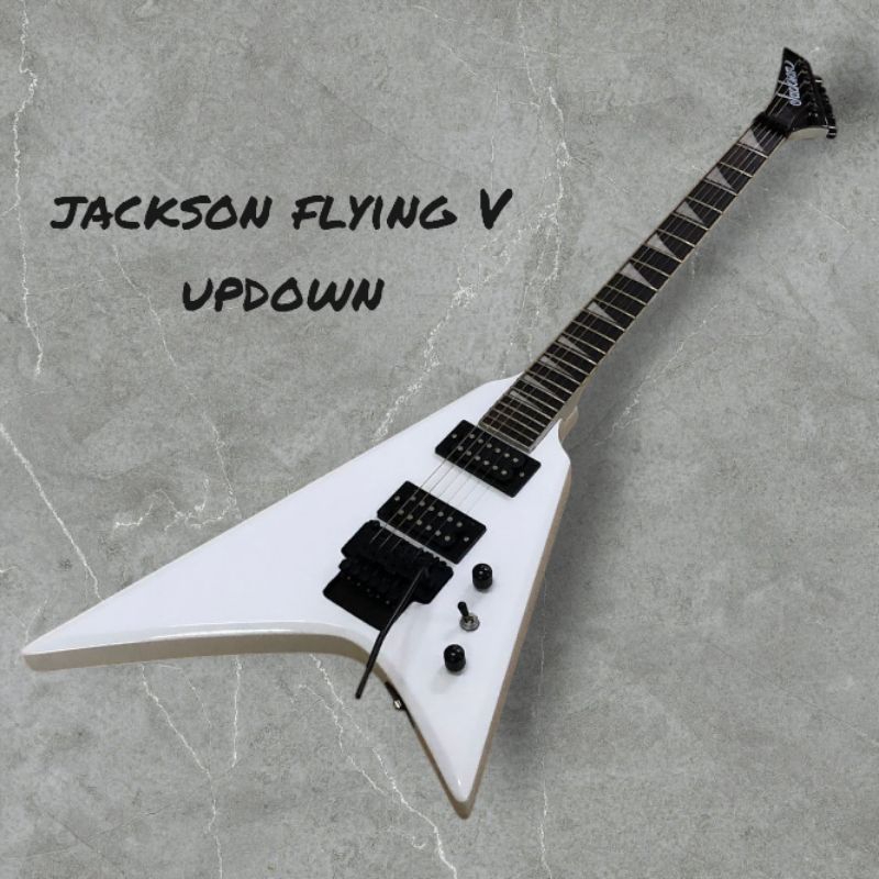 Jual Gitar Elektrik Jackson Flying V series updown | Shopee Indonesia