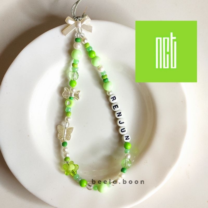 Jual NCT Phone Strap || Custom Nama Phone Strap || Lightstick Strap ...