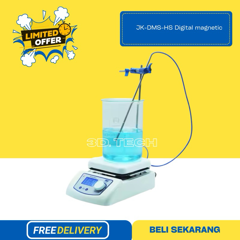 Jual JK-DMS-HS Digital magnetic stirrer with hotplate laboratory stirring | Shopee Indonesia