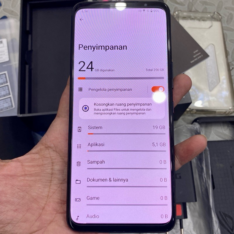Jual asus rog 6 resmi 8 / 256 fullset original istimewa | Shopee Indonesia