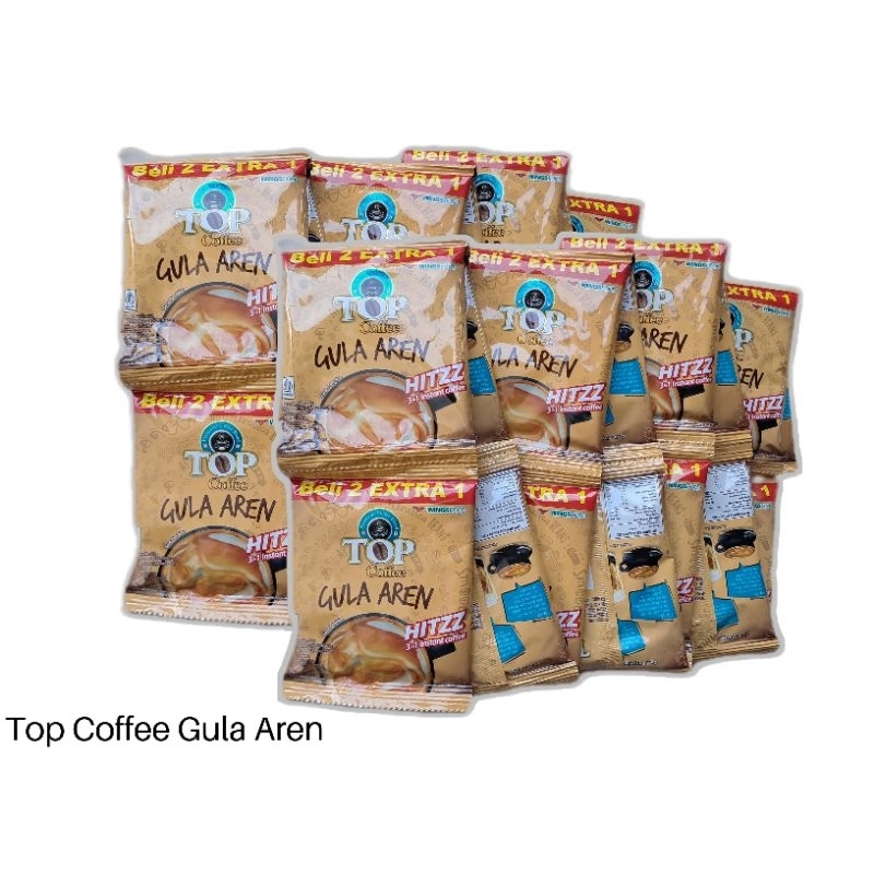 Jual TOP Coffee GULA AREN 1Renceng isi 15Sachet (22g/sachet) | Shopee ...