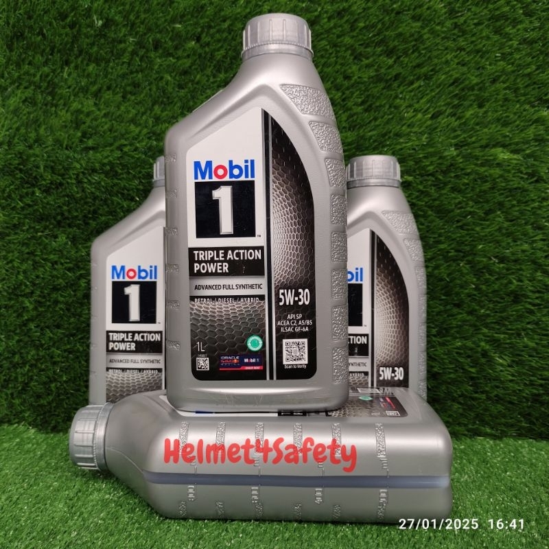 Jual Mobil 1 Triple Action Power 5W30 API SP Original tembus Aplikasi ...